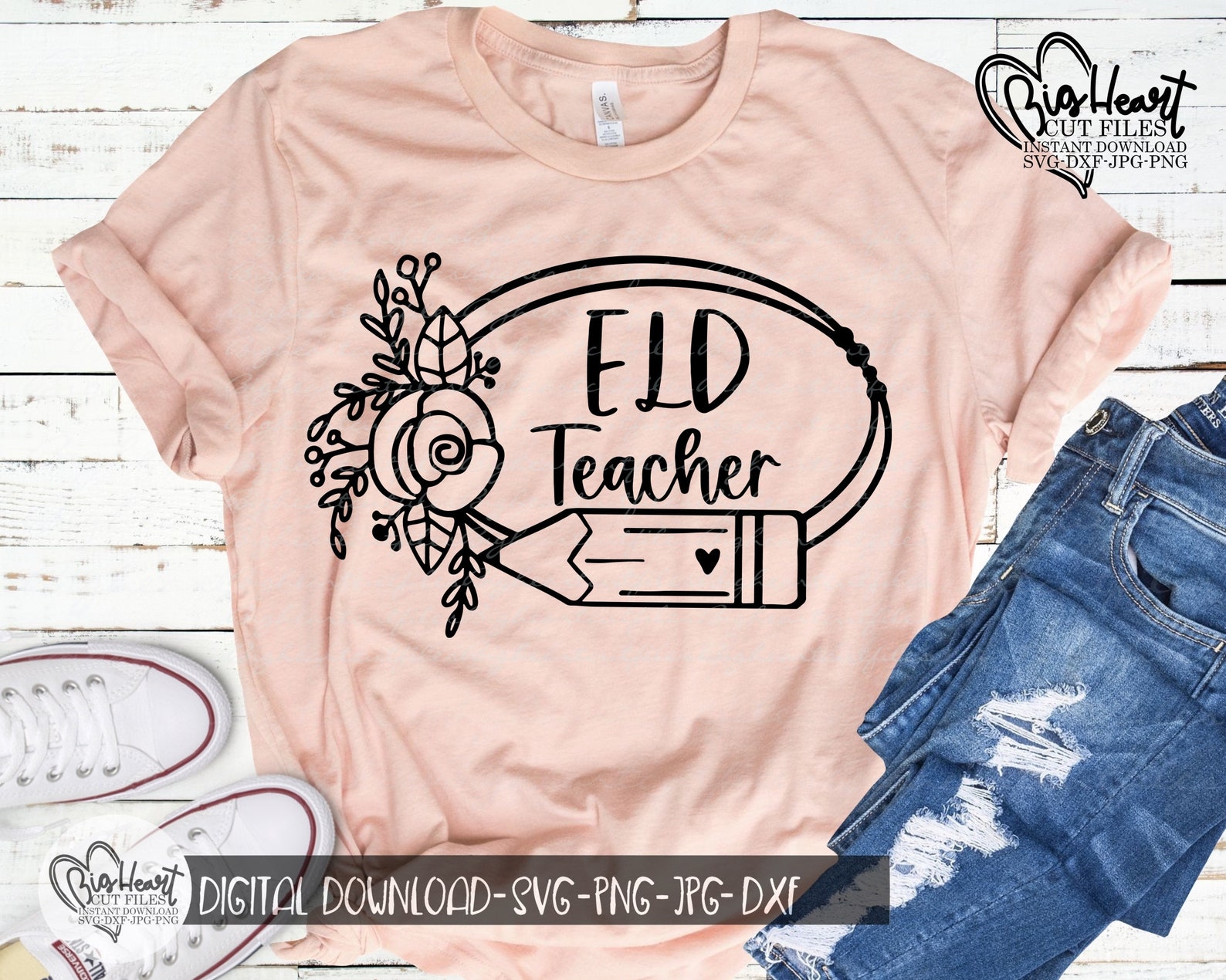 ELD Teacher Svg Png Jpg Dxf First Day of School Svg Back - Etsy