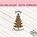 Leopard Pine Tree Svg, Png, Jpg, Dxf, Merry Christmas Svg, Christmas ...