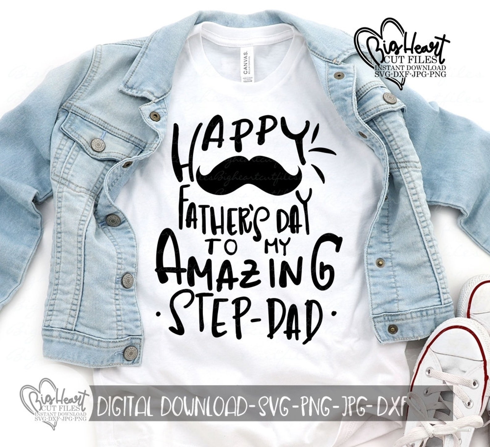 Happy Father's Day to My Amazing Step Dad Svg Png Jpg - Etsy