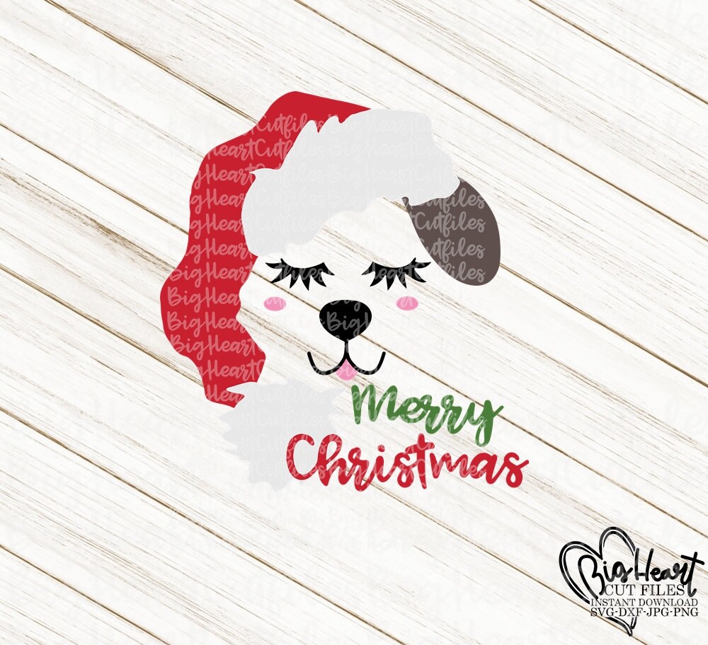 Christmas Puppy Svg Png Jpg Dxf Christmas Dog Svg Puppy - Etsy