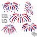 Fireworks Svg, Png, Jpg, Dxf, Fireworks Bundle, 4th of July Svg File ...