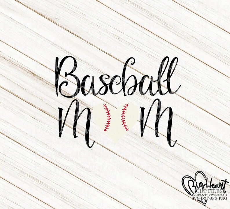 Baseball Mom Svg Png Jpg Dxf Baseball Mom Cut File - Etsy