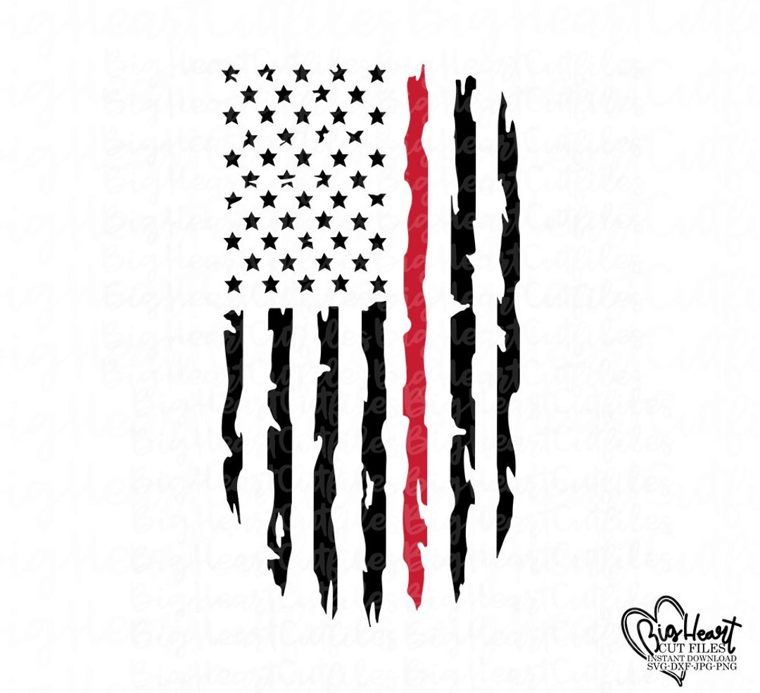 Distressed Firefighter Flag Svg,fire Department Svg,firefighter Svg,usa ...