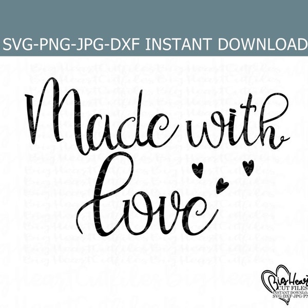 Made With Love - Etsy