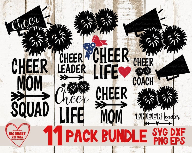 Cheer Svg Bundle Cheer Svg Cheer Png Cheer Dxf Cheer Eps - Etsy
