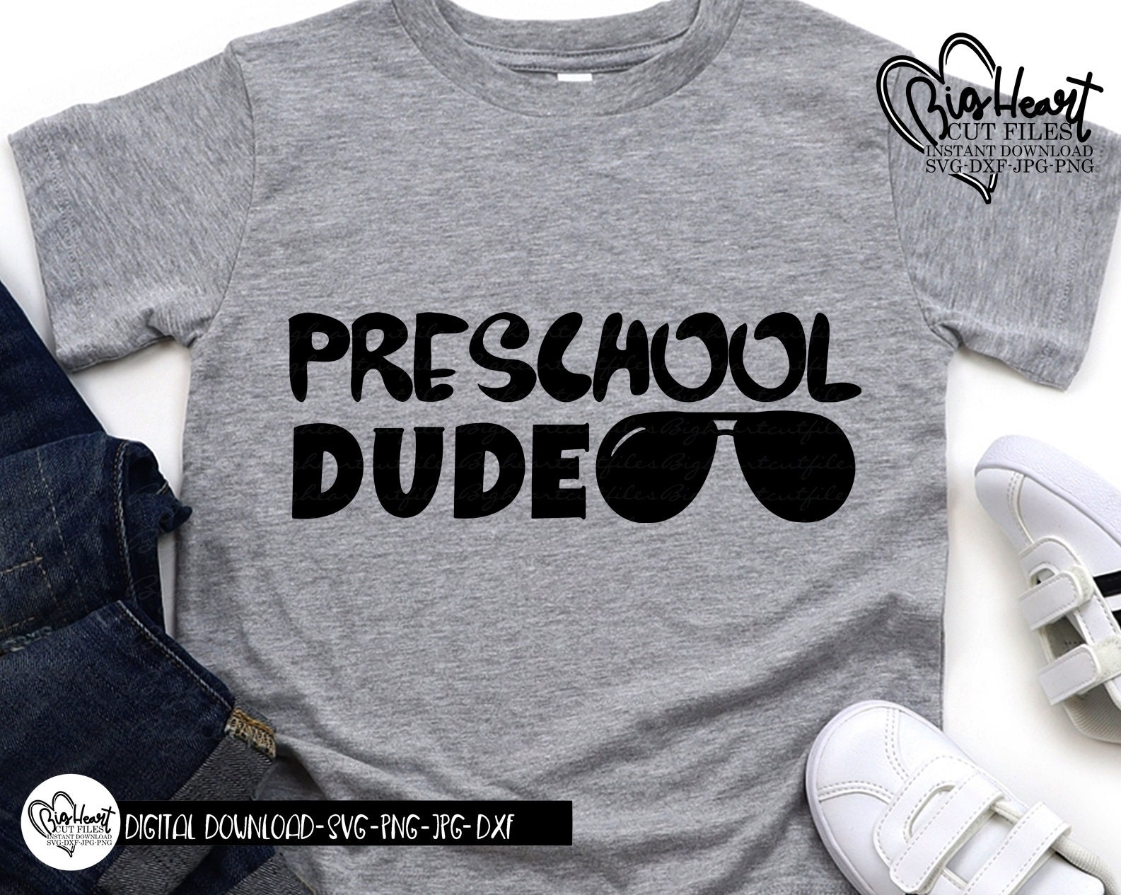 Preschool Dude Svg Png Jpg Dxf Boy Back to School Svg - Etsy