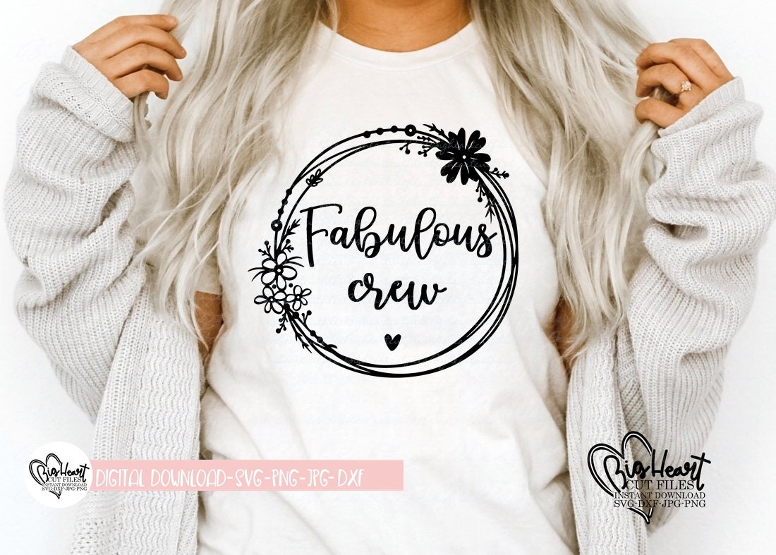 Fabulous Crew Svg Png Jpg dxf Birthday Svg Birhtday Crew - Etsy