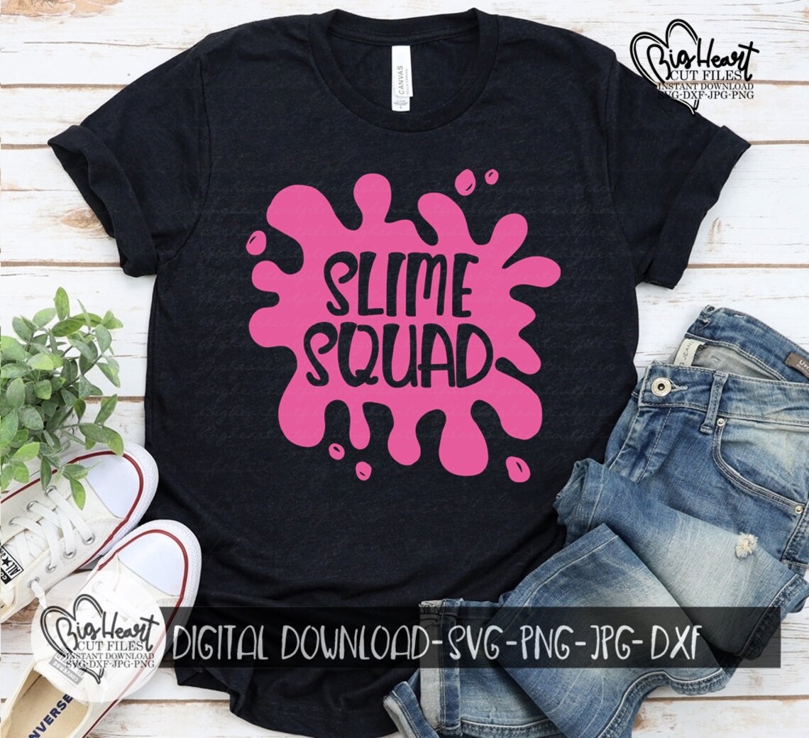 Slime Squad Svg Png Jpg Dxf Slime Squad Cut File Slime - Etsy