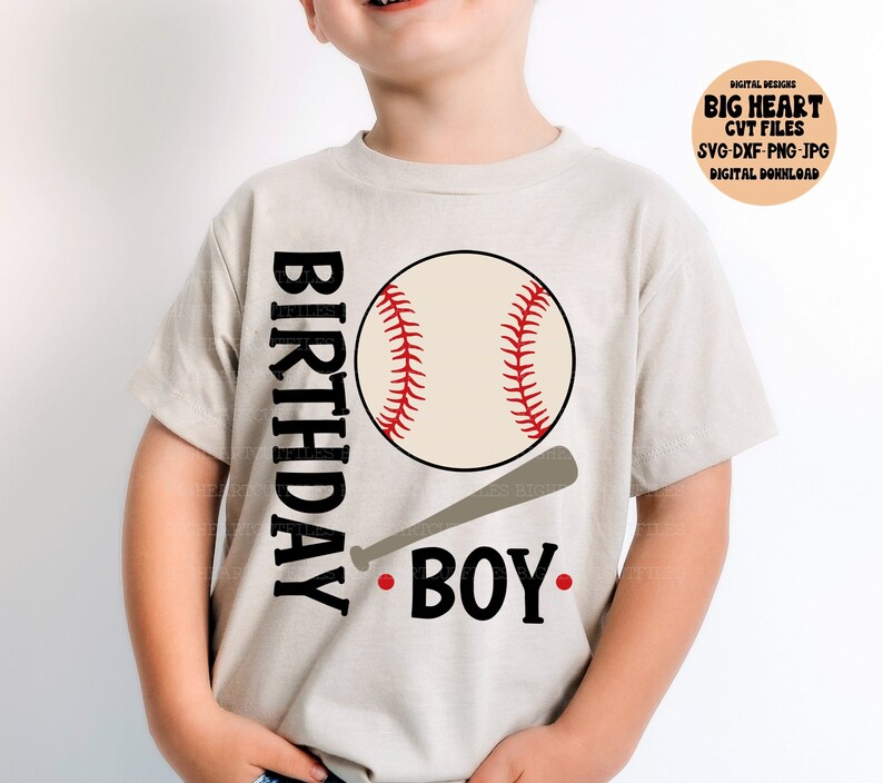 Baseball Birthday Boy Svg Png Jpg Dxf Baseball Baseball - Etsy