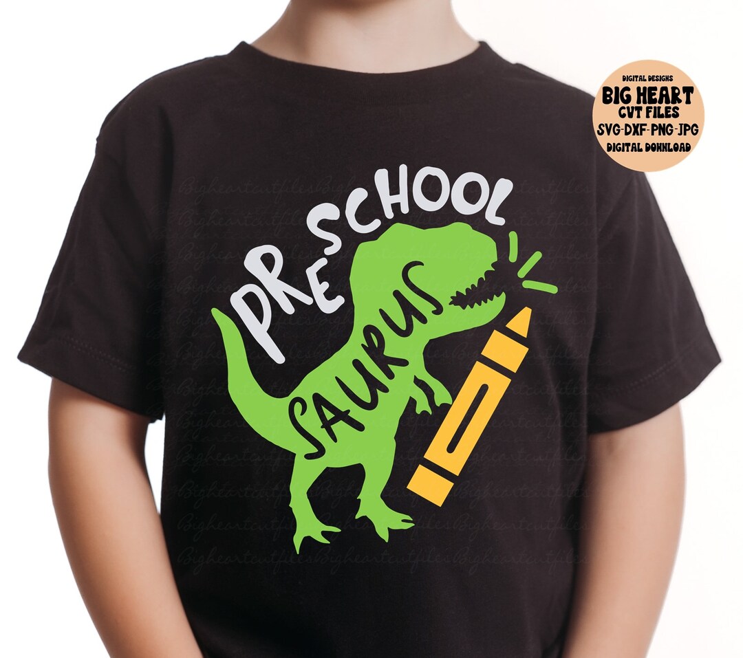 Preschool Saurus Svg Png Jpg Dxf Dinosaur Svg Back to - Etsy