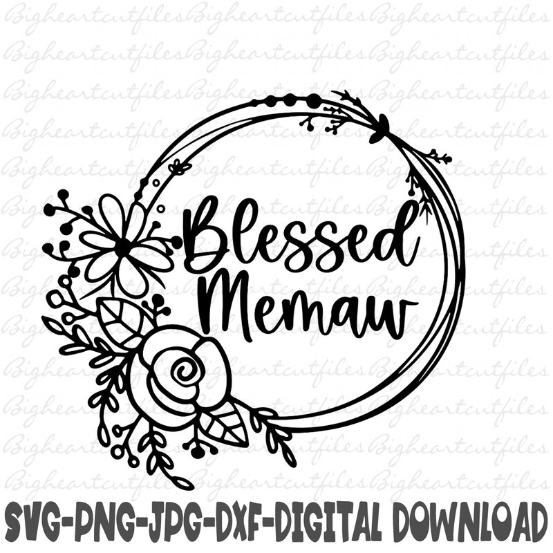 Memaw Svg - Etsy