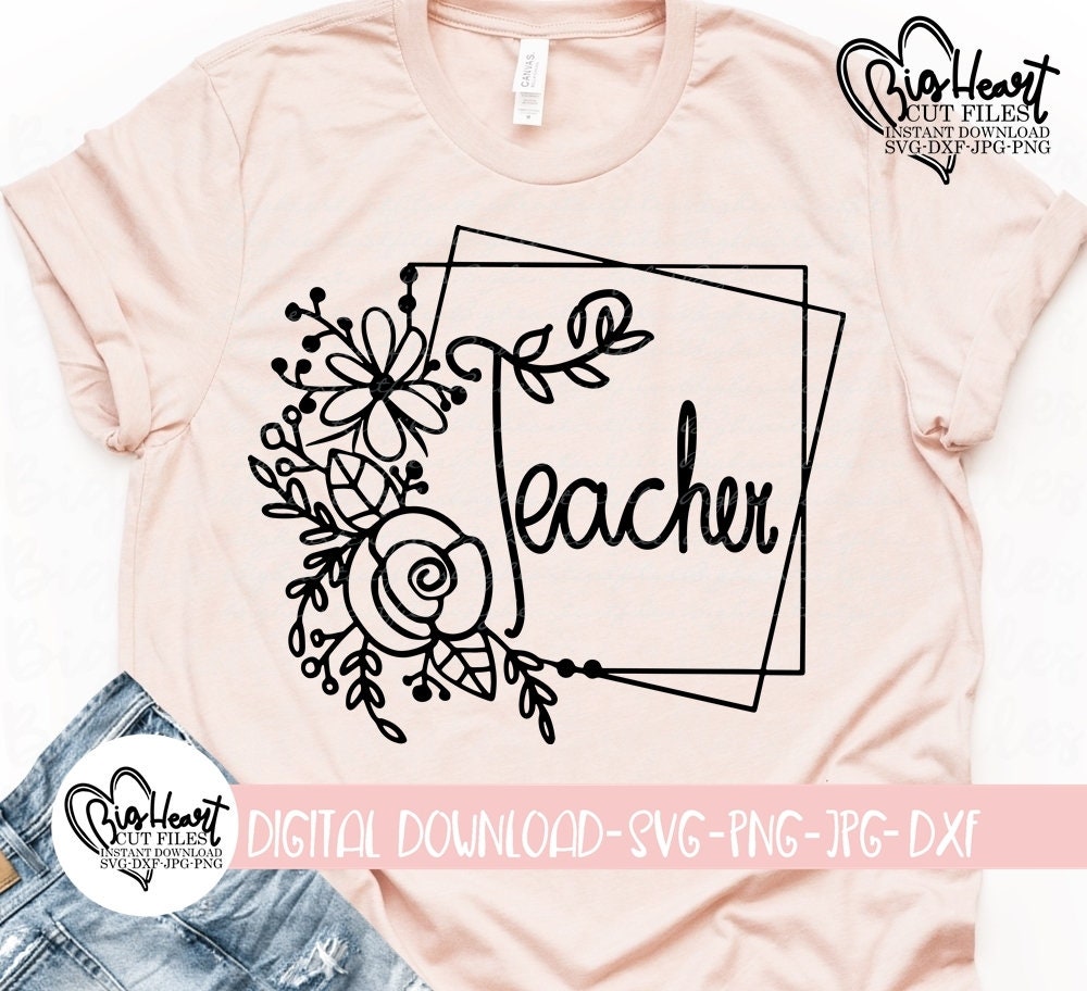 Teacher Svg Png Jpg Dxf Teacher Cut File First Day of - Etsy