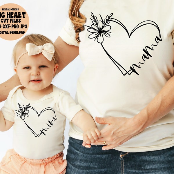 Mama and Daughter Png - Etsy
