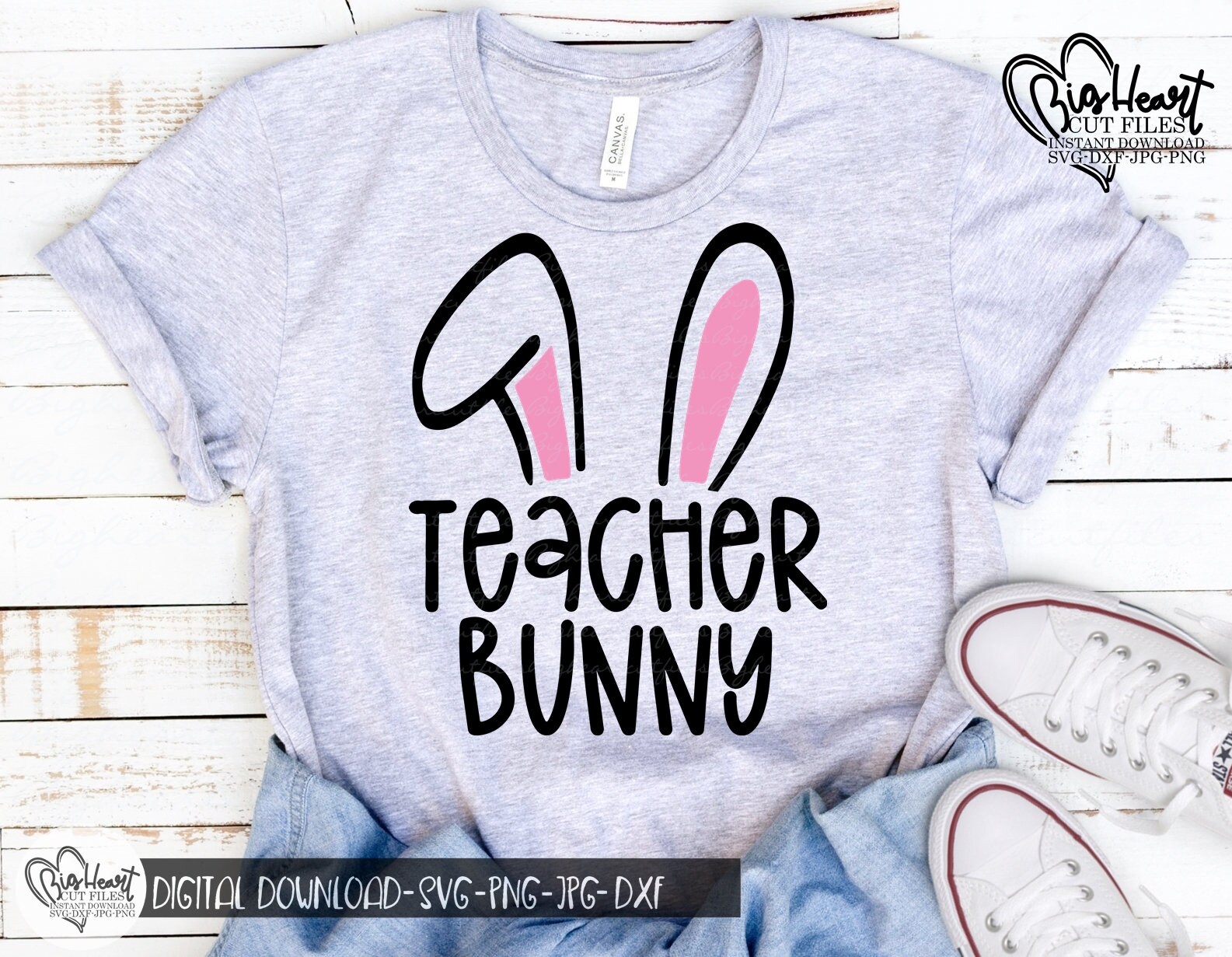 Teacher Bunny Svg Png Jpg Dxf Easter Svg Easter Bunny Cut - Etsy