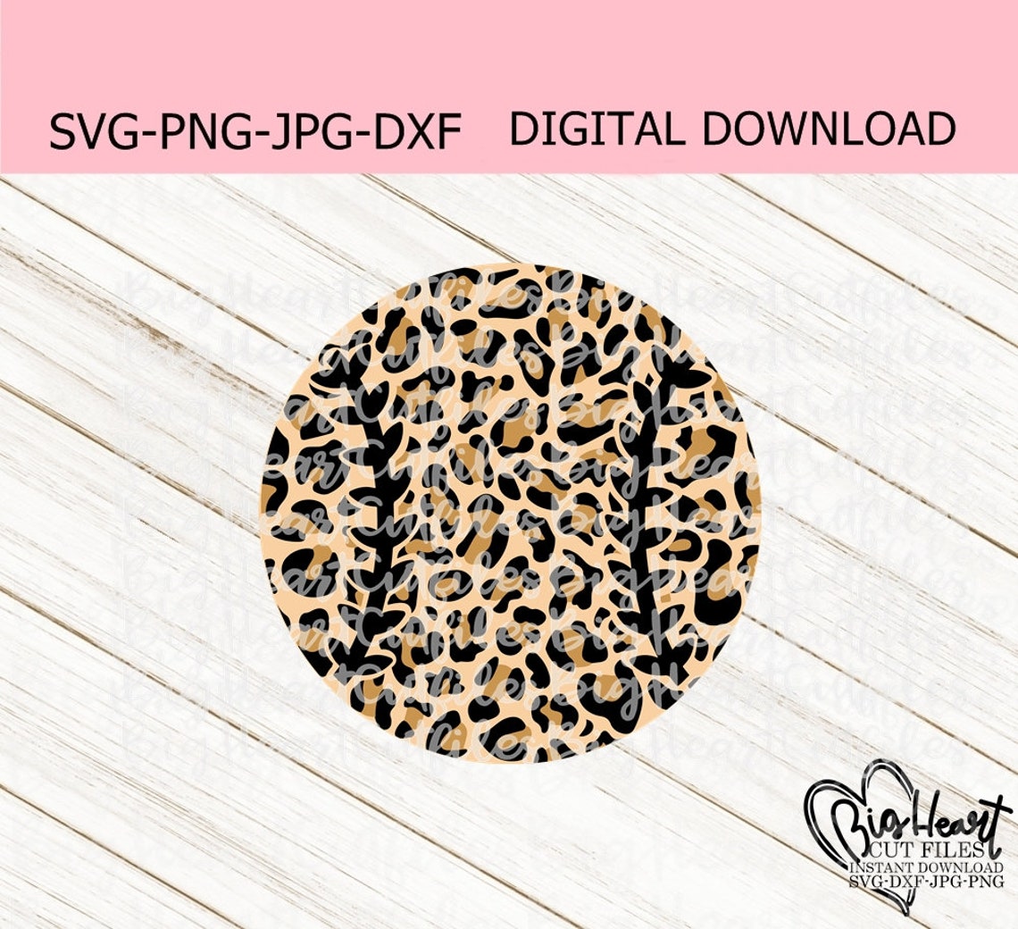 Leopard Baseball Ball Svg Png Jpg Dxf Baseball Svg - Etsy