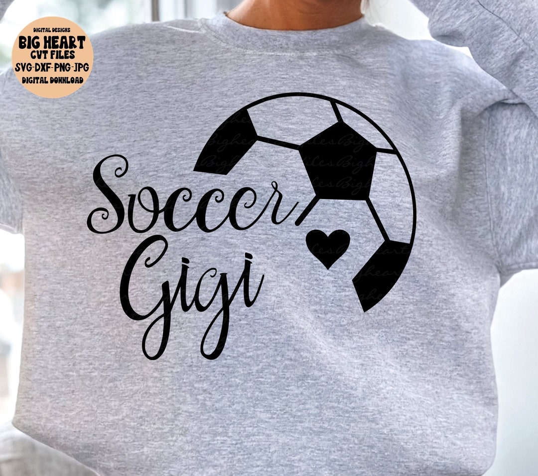 Soccer Gigi Svg, Png, Jpg, Dxf, Soccer Svg, Soccer Cut Files, Gigi Svg ...