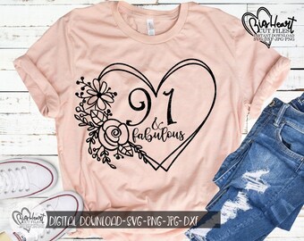 91st Birthday Svg - Etsy