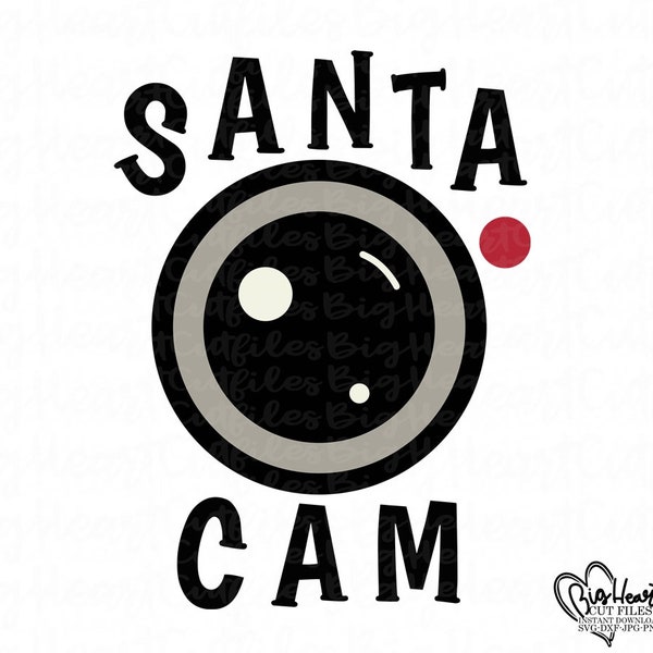 Santa Cam Svg - Etsy