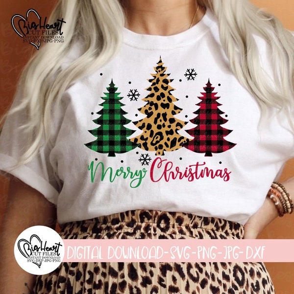 Plaid Christmas Svg - Etsy
