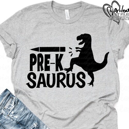 Boy Preschool Svg Preschool Saurus Svg Back to School Svg - Etsy