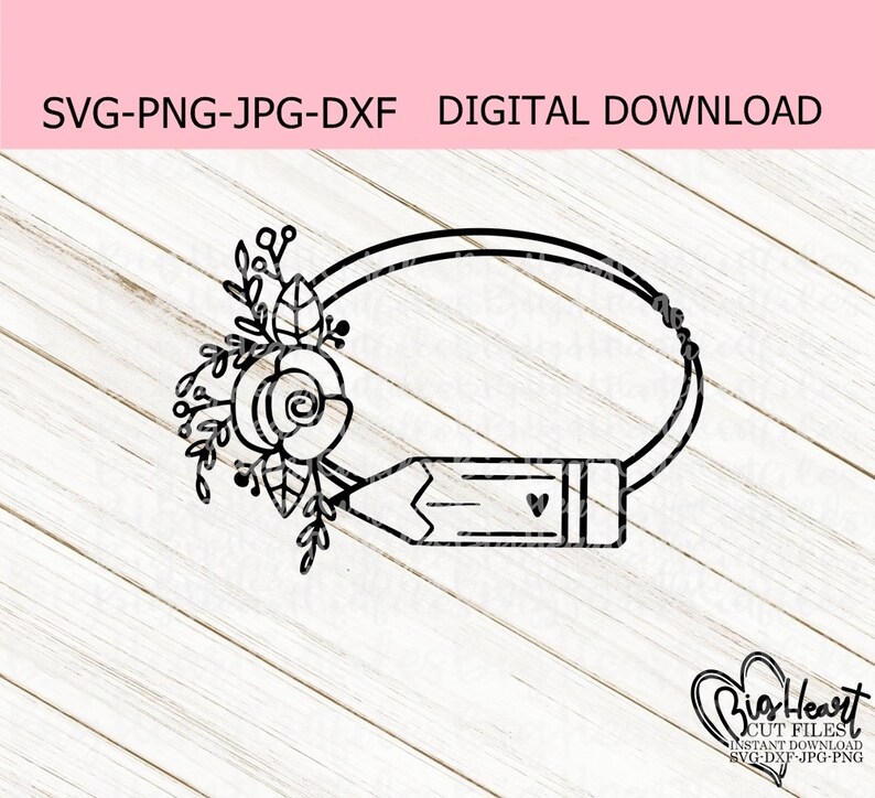 Teacher Monogram Frame Svg Png Jpg Dxf Teacher Cut File | Etsy