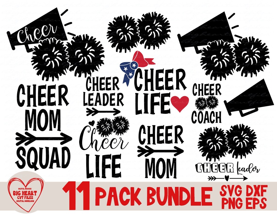 Cheer Svg Bundle Cheer Svg Cheer Png Cheer Dxf Cheer Eps - Etsy