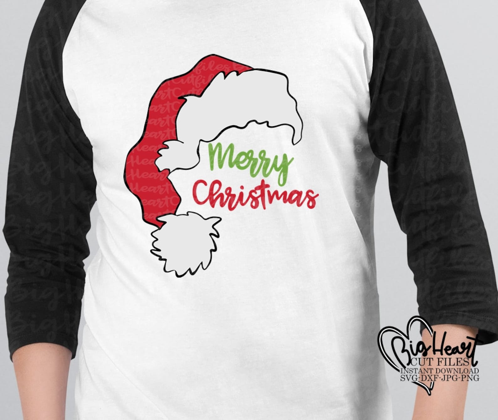 Merry Christmas Svg Png Jpg Dxf Santa Hat Svg Santa Hat | Etsy