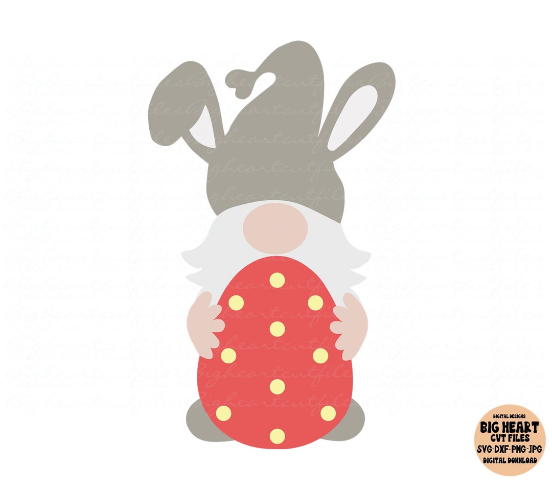 Easter Gnome Svg, Png, Jpg, Dxf, Gnome Svg, Png, Jpg, Dxf, Gnome With ...