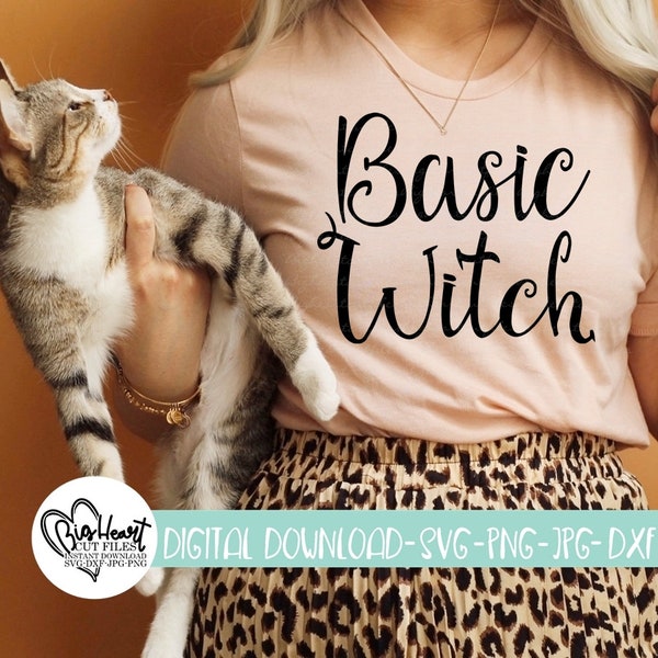 Basic Witch Svg - Etsy