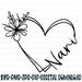 Nani Heart Svg, Png, Jpg, Dxf, Nani Cut File, Nani Svg Cut, Heart Name ...