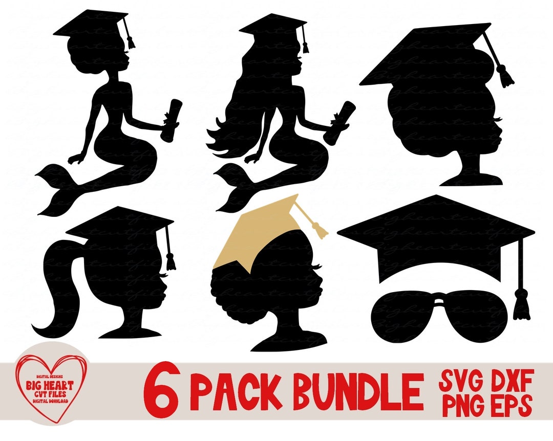 Graduation Svg Bundle Svg, Png, Dxf, Eps, Graduation Svg, Graduation ...