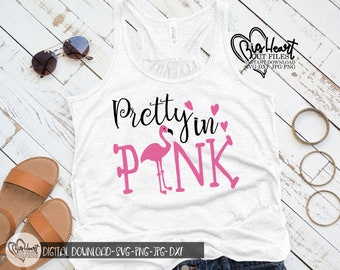 Pretty in Pink Svg - Etsy
