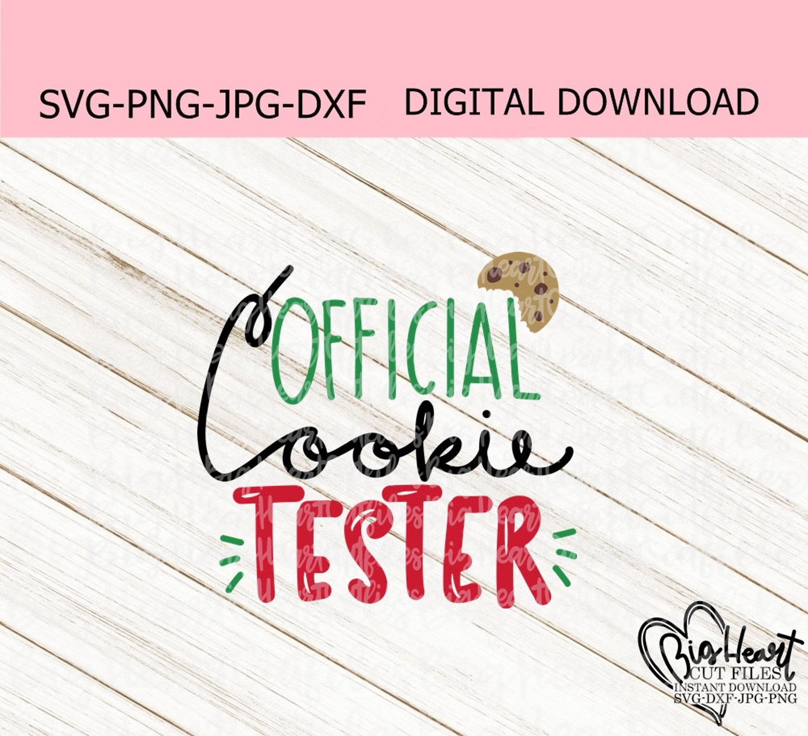 Official Cookie Tester Svg Png Jpg Dxf Kids Christmas Svg - Etsy