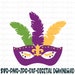 Mardi Gras Svg, Png, Jpg, Dxf, Mardi Gras Mask, Fleur De Lis Svg, Mardi ...