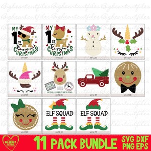 Winter Svg Bundle Christmas Clip Art Christmas Bundle Svg Gingerbread ...