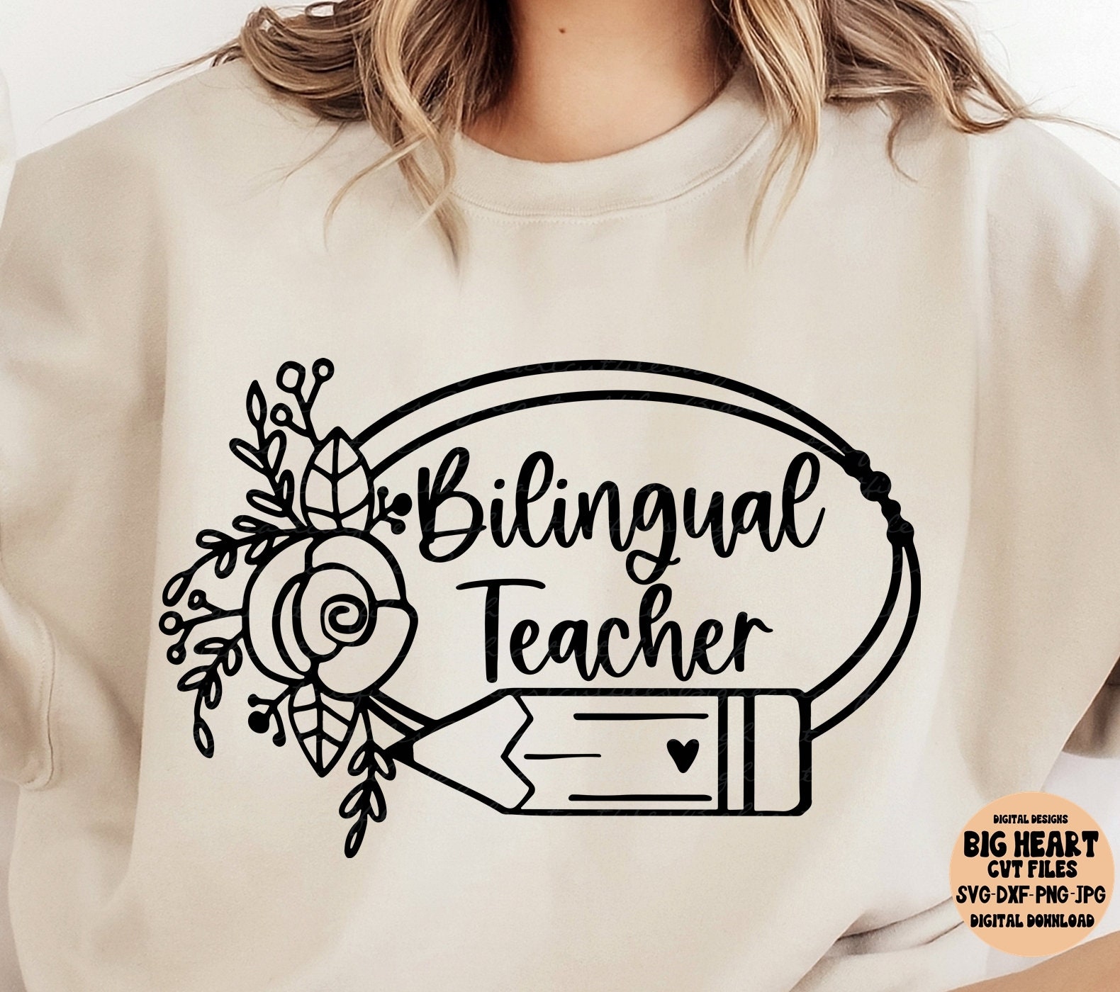 Bilingual Teacher Svg Png Jpg Dxf First Day of School Svg - Etsy