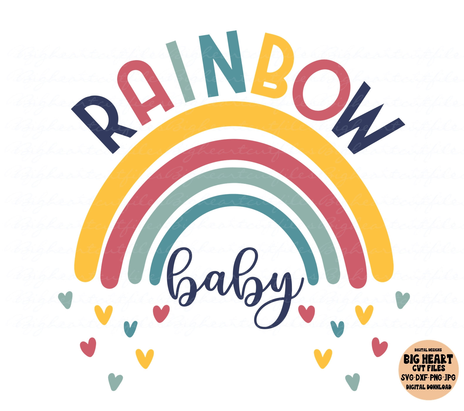 Rainbow Baby Svg Rainbow SVG, Baby Rainbow SVG, Nursery Rainbow
