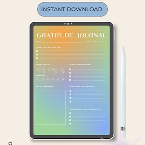 Gratitude Journal Manifestation Planner Printable Daily - Etsy