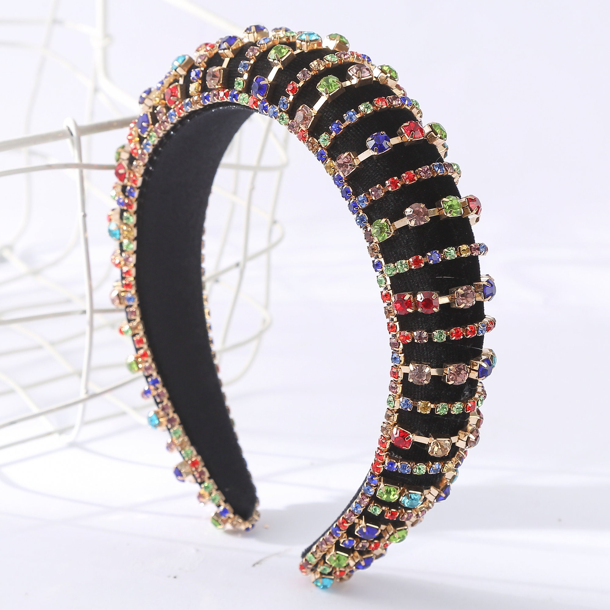 Rhinestone Headband sparkle Headband Crystal Diamond Headband Shiny ...