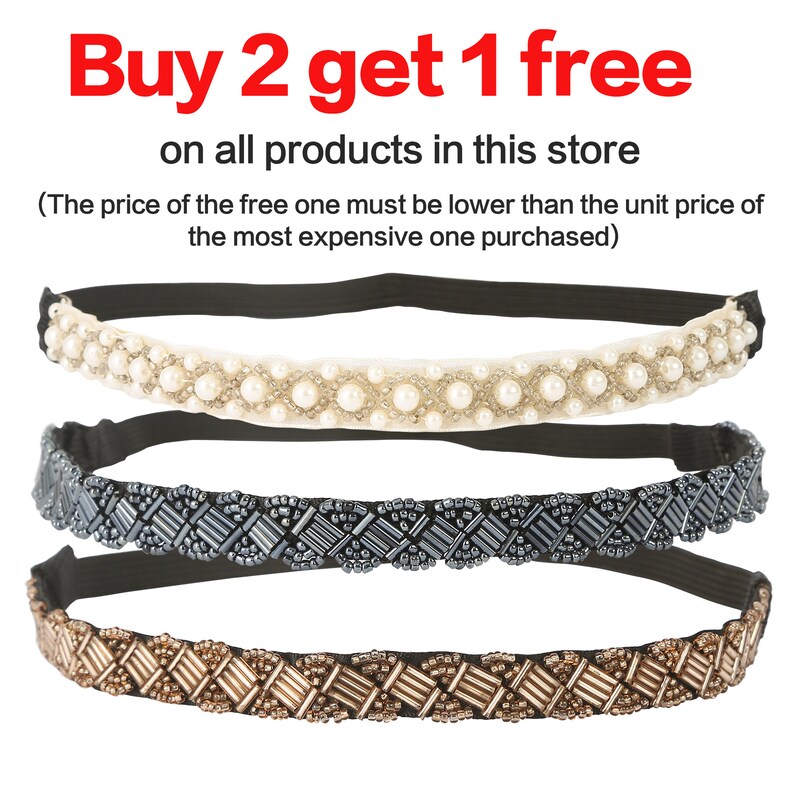 Pearl Bead Headband - Etsy