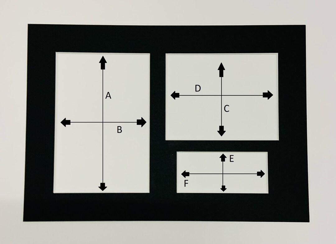 Picture & Photo Mounts for Frames With Triple Apertures/plaque ...