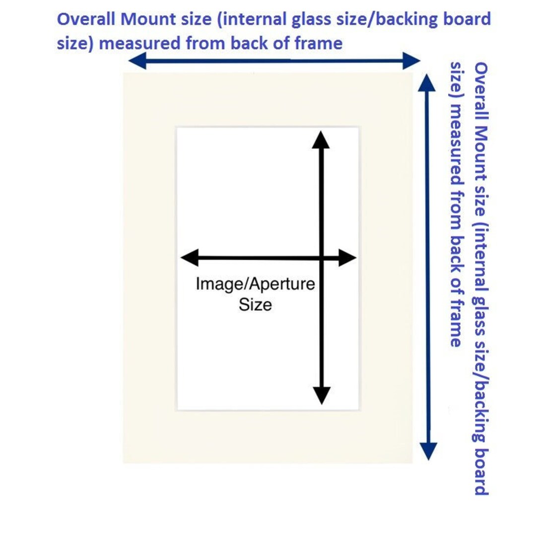 Bespoke/made to Measure Picture & Photo Mounts - Cut to Any Size (max ...