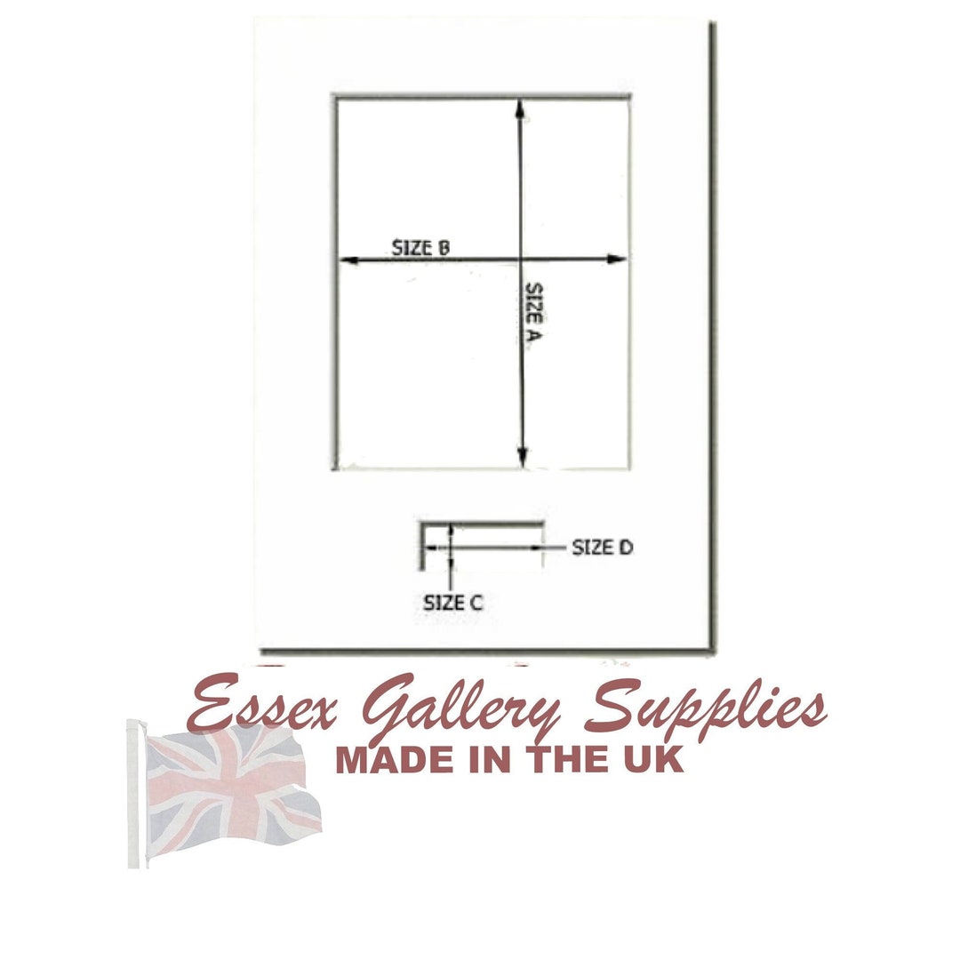 Picture & Photo Frame Mounts With Plaque Aperture Ideal for Signed ...