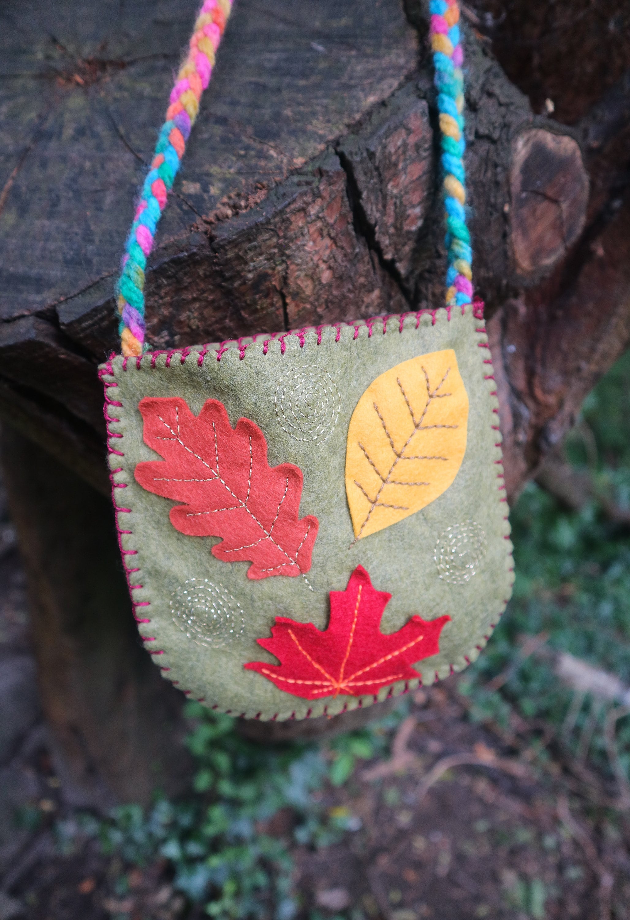 Nature Explorer's Pocket Pouch Pattern Felt Bag Sewing Pattern ...