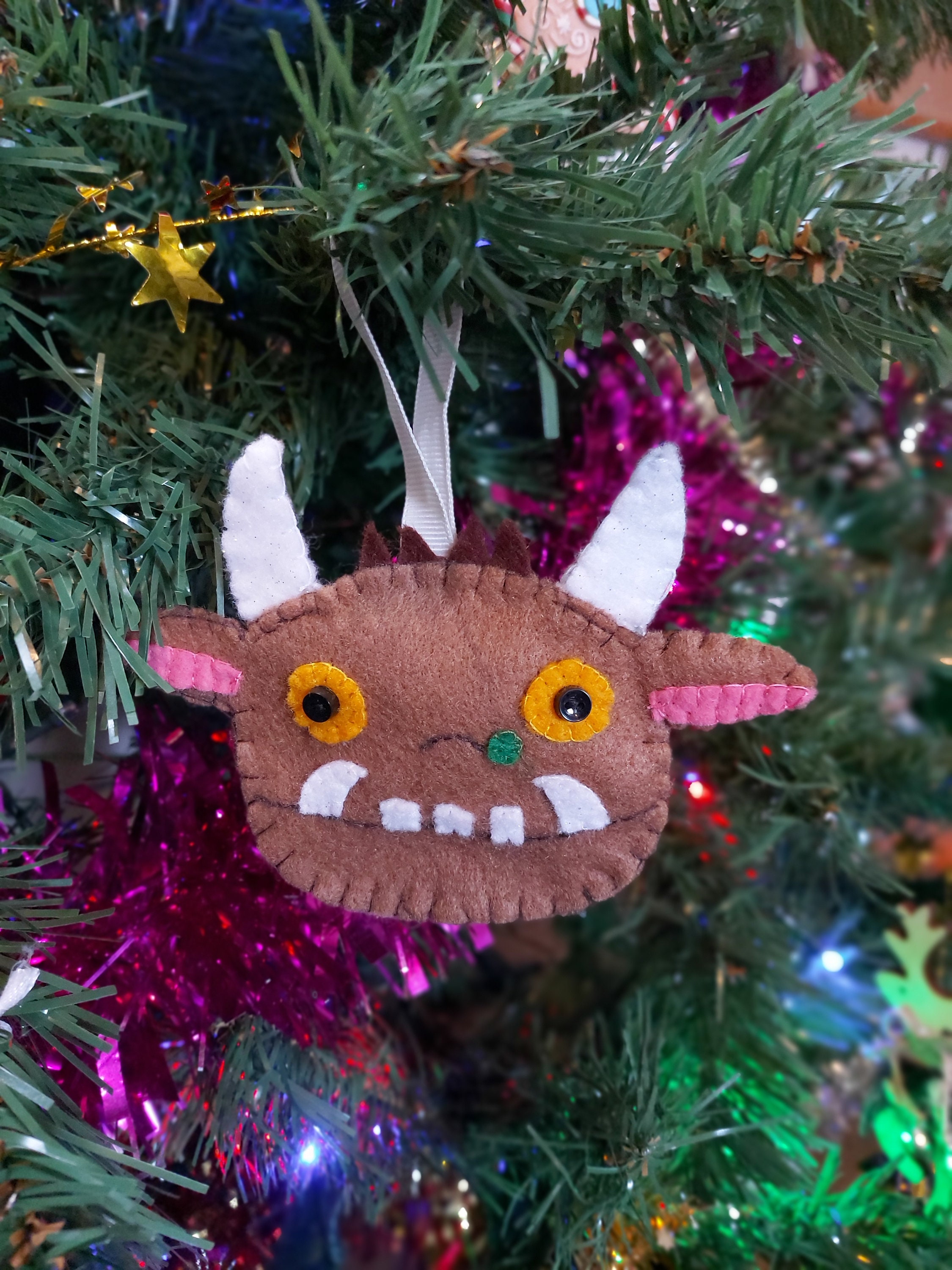 The Gruffalo Nature Pocket Pouch Pattern Felt Bag Sewing Pattern ...