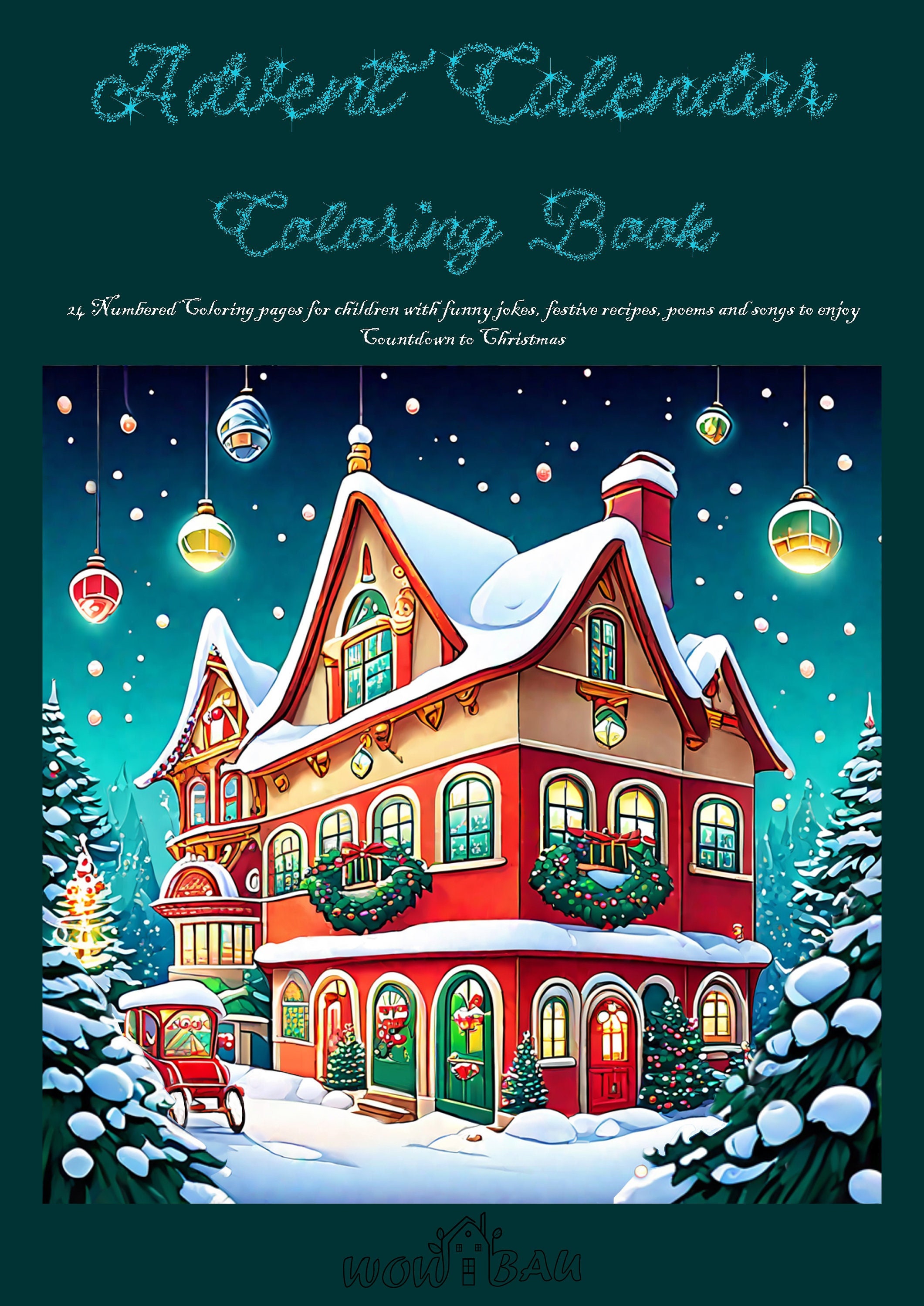 Coloring Pages, Advent Calendar, Christmas, Pdf Books. Design, Draw ...