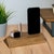 Wooden Magsafe Stand Docking Station for iPhone 12,13,14,15 Wooden Desk ...