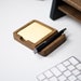 Wooden Sticky Note Holder | Minimalist Pencil Holder | Unique Sticky ...