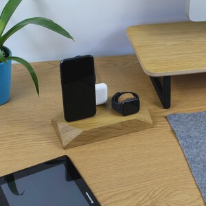 Triple Charging Station, 3-1 Docking Station Apple Smartwatch Charger ...