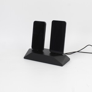 Wooden Dual Docking Station | Double iPhone Charging Station | Wood ...